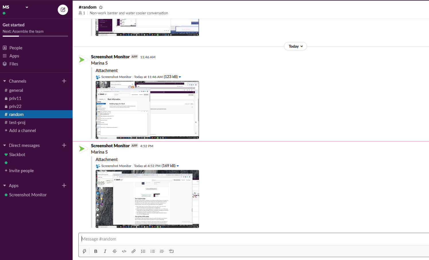 Screenshot Monitor: Mide la productividad de equipos remotos