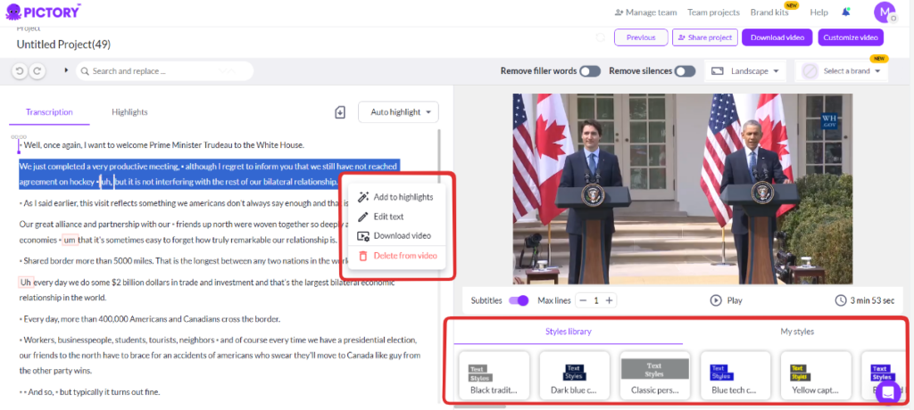 Pictory: IA para videos de YouTube [Crea, Edita y Subtitula]