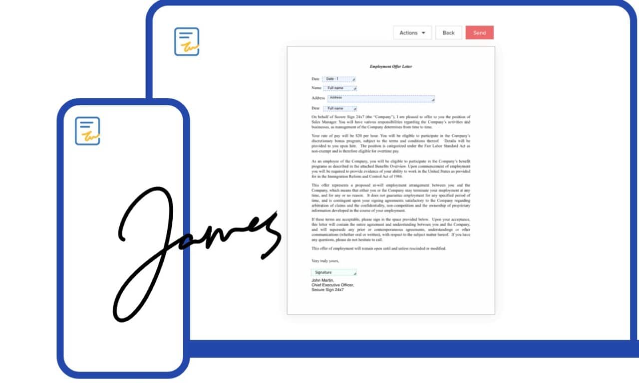 Firmar PDF con firma digital: ZohoSing [TIENE VALOR LEGAL]