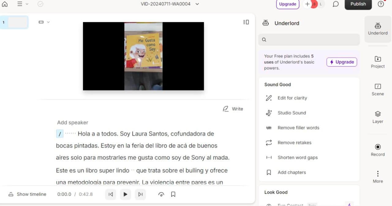 Transcripción de video a texto en línea y GRATIS [2024]
